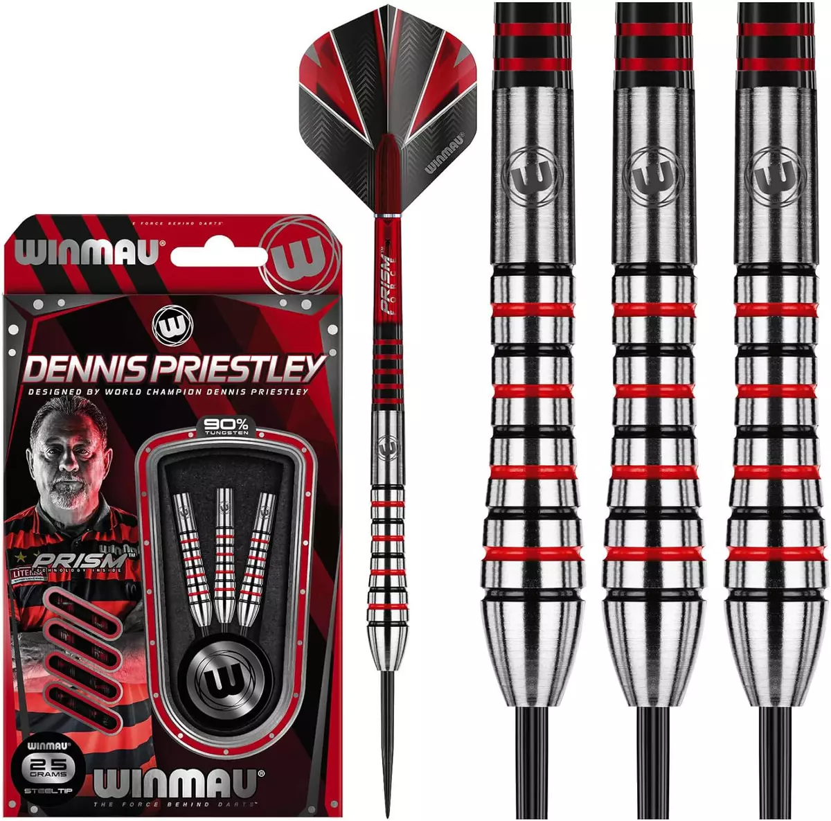 Darts Set - Dennis Priestly - Special Edition 24G - Premium Darts ...