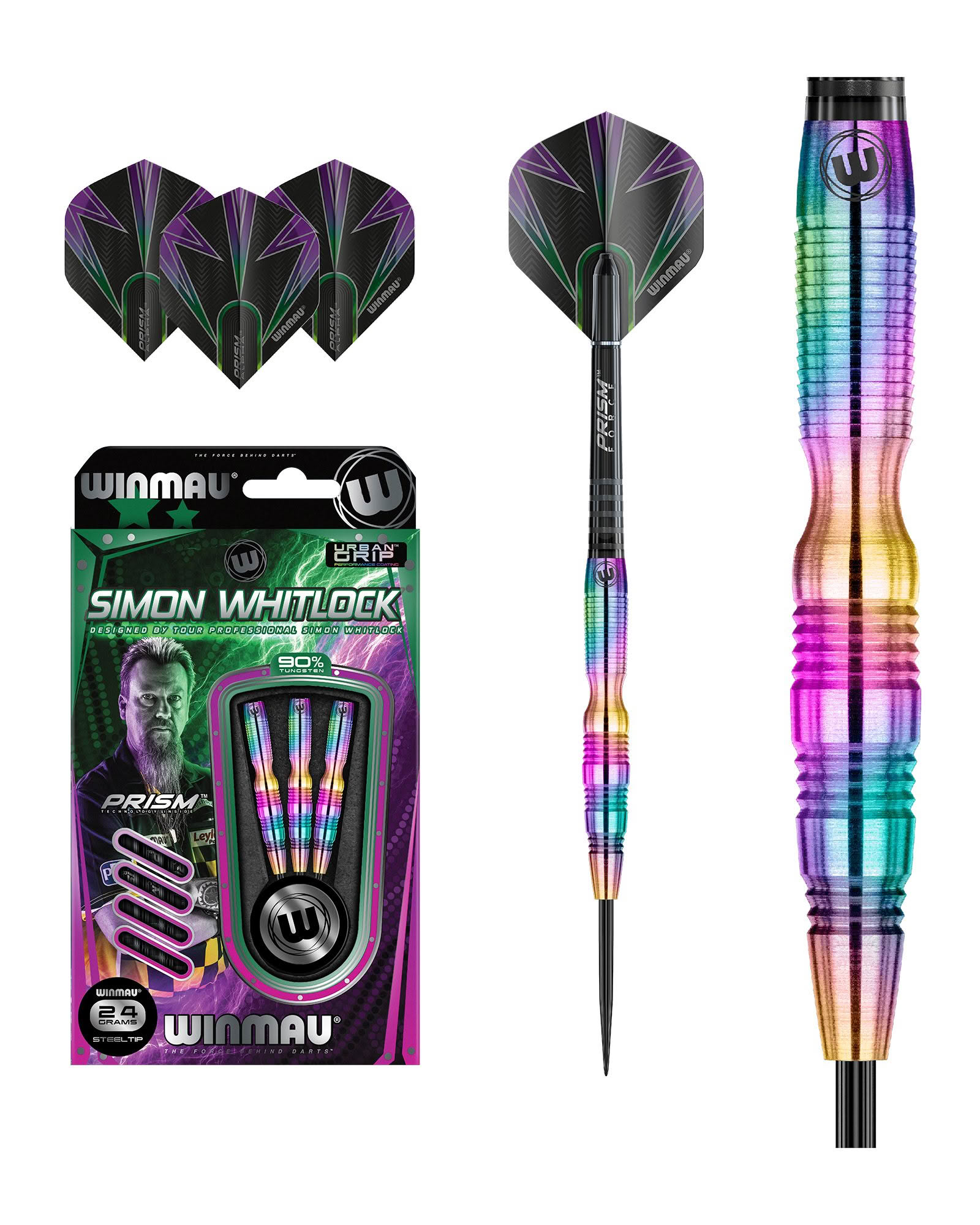 Darts Set - Winmau - Simon Whitlock 24G - Premium Dartboards & Dart ...