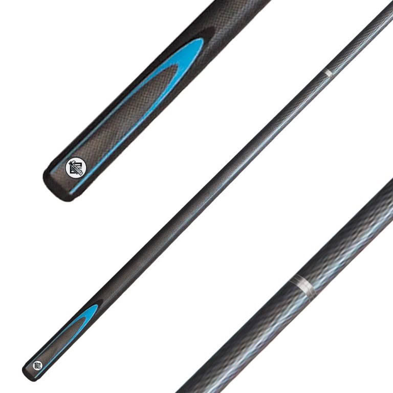 Cue - 57" Composite - 2 Piece Cue (Silver/Light Blue) - Premium Cues ...